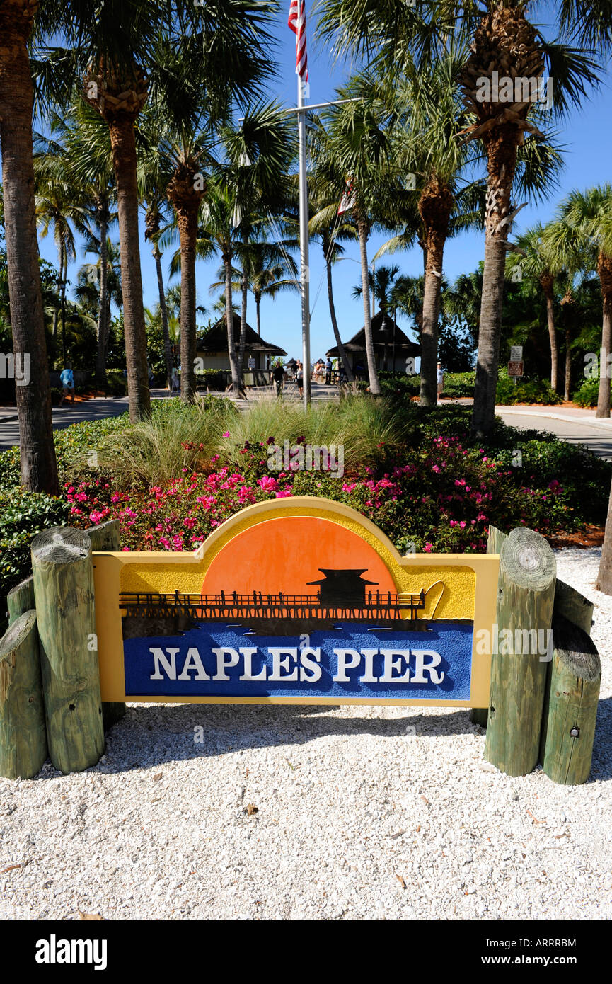 The famous Naples Florida Pier Stock Photo - Alamy