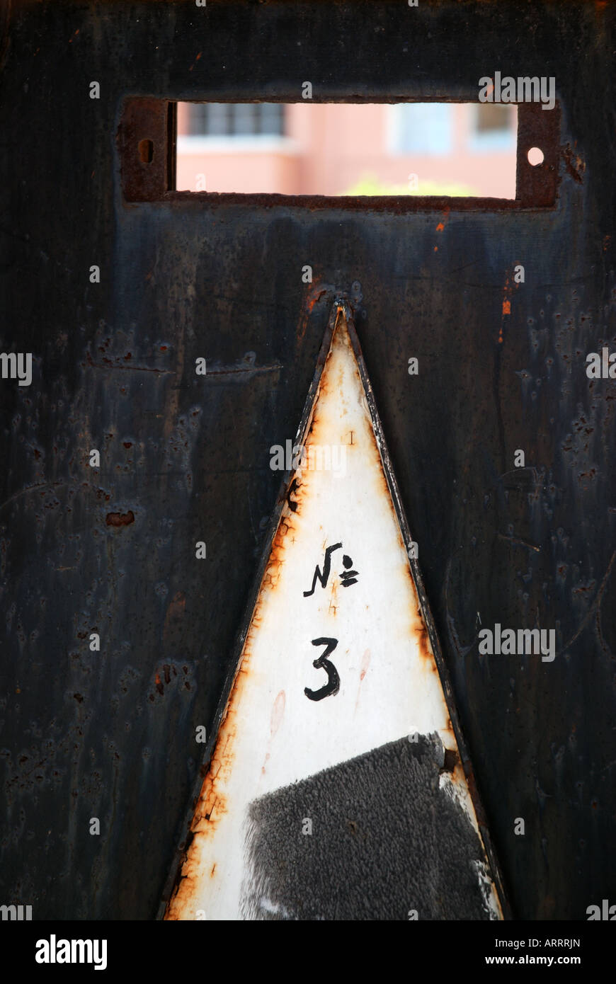 Marrakech Morocco Number 3 Three Door Letter Box Stock Photo - Alamy