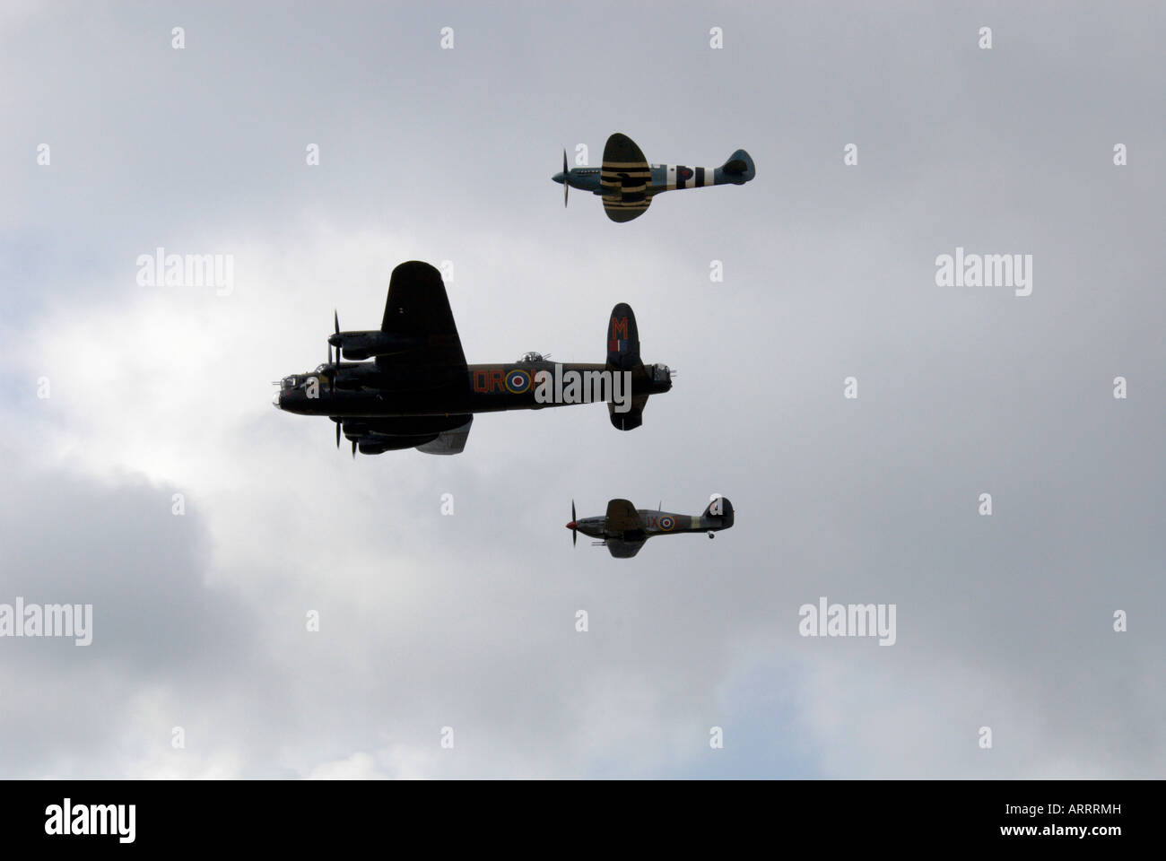 Battle Of Britain Memorial Flight Farnborough Air Show 2006 Stock Photo ...