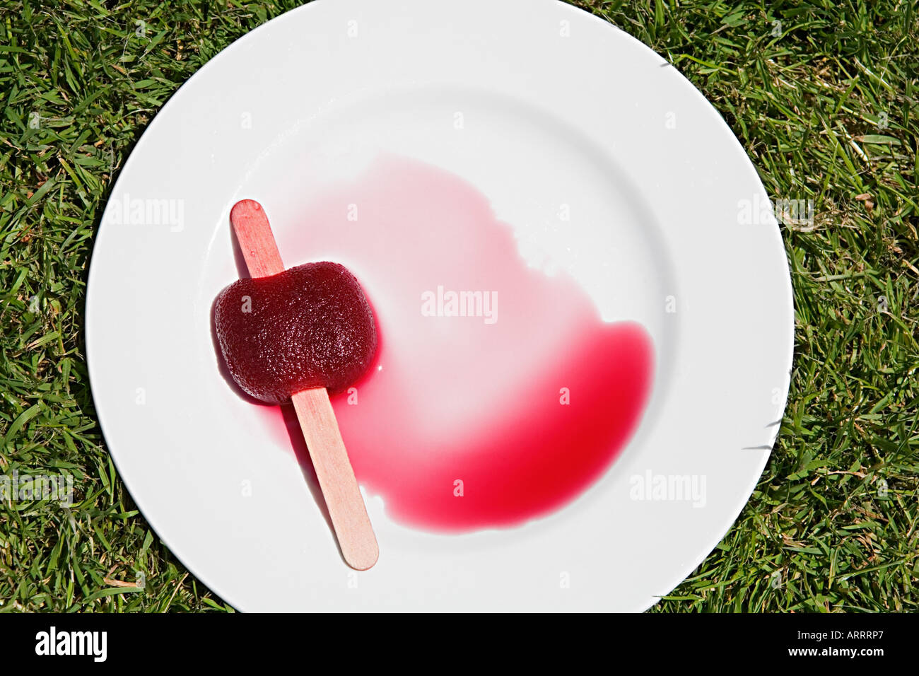 Melting ice lolly Stock Photo - Alamy