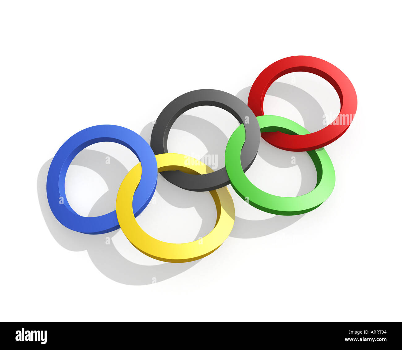Olympic games Movement flag Stock Photo - Alamy