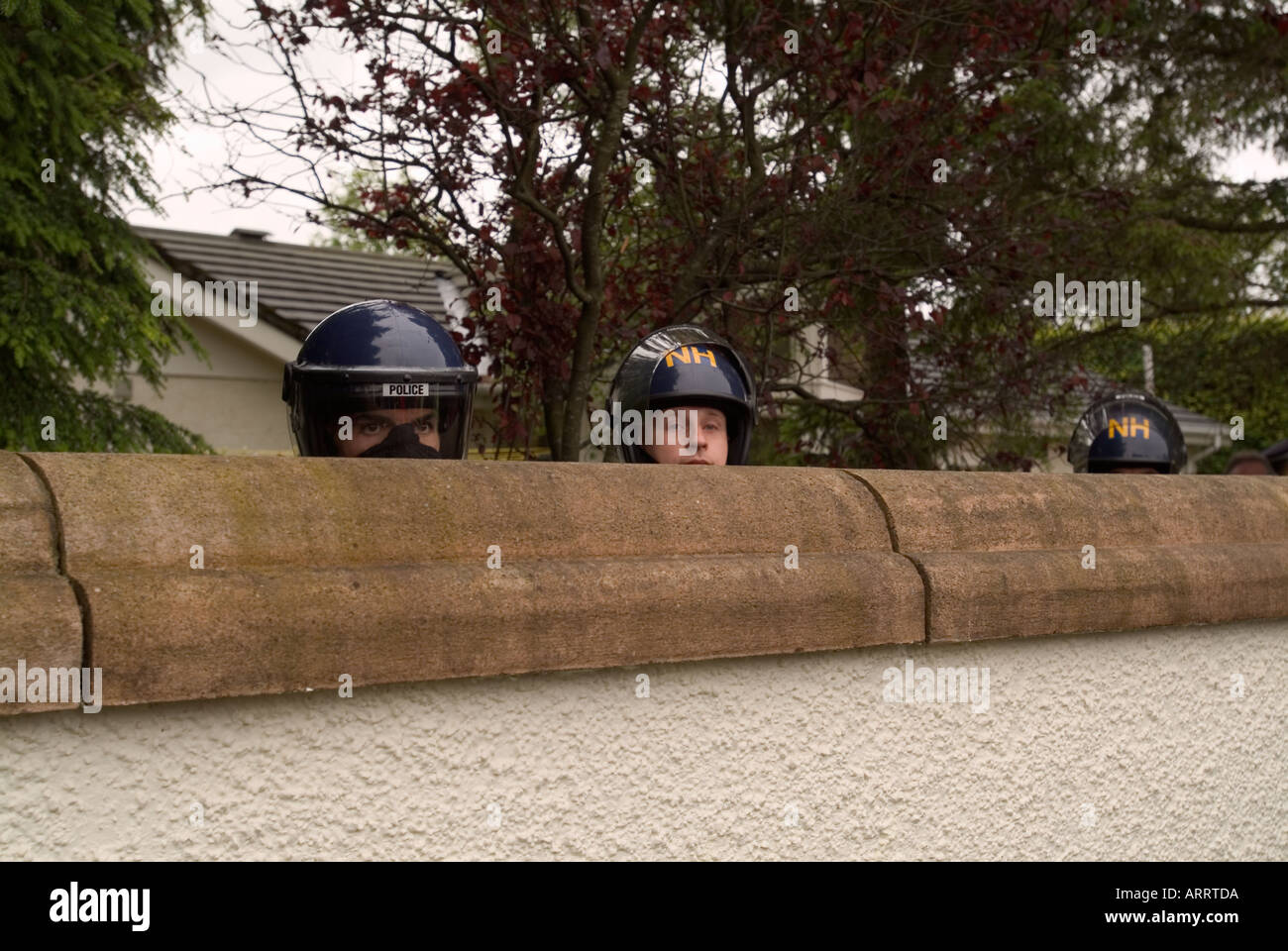 Scotland police riot gleneagles hi-res stock photography and images - Alamy