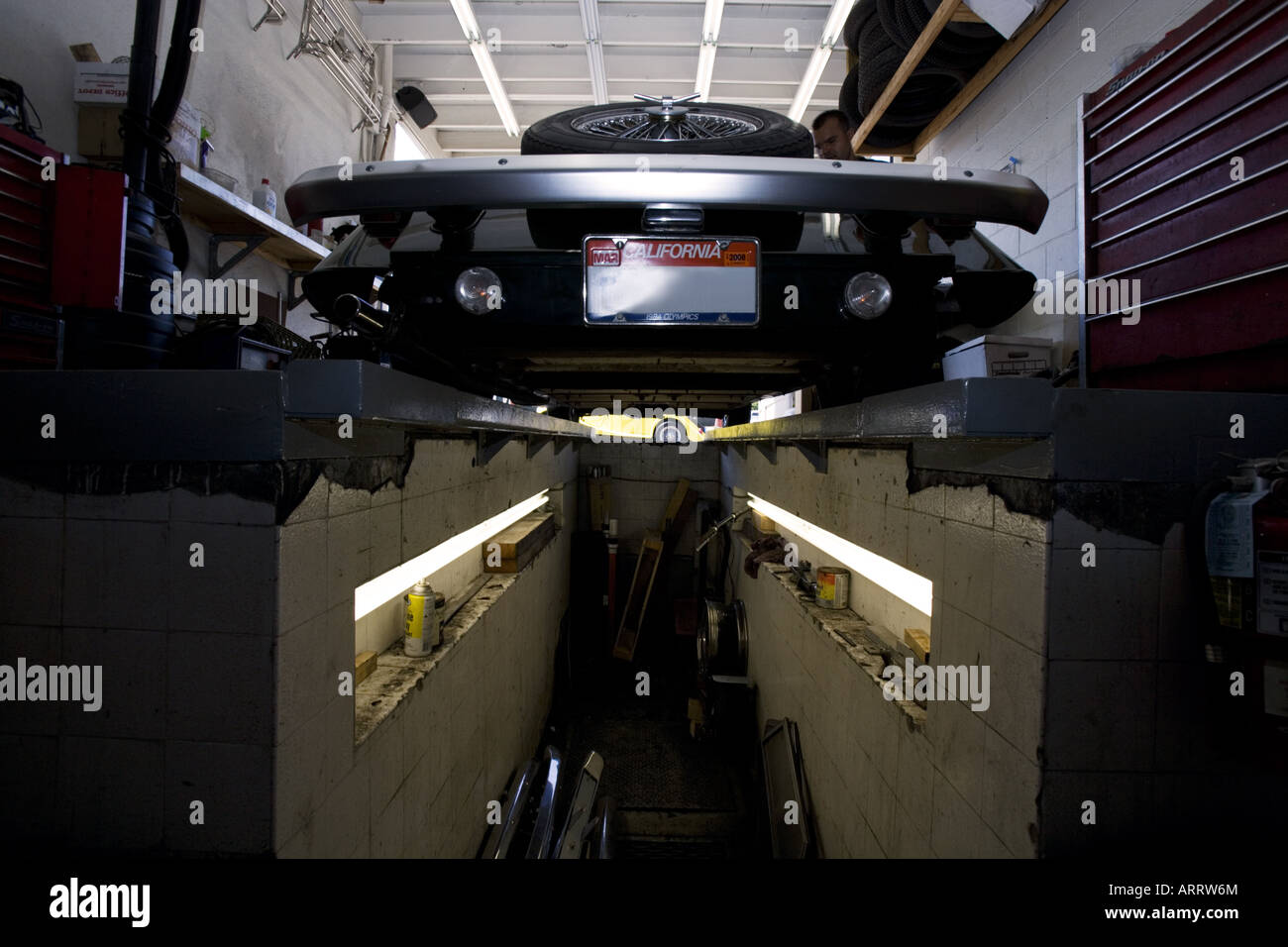 Morgan garage car hi-res stock photography and images - Alamy