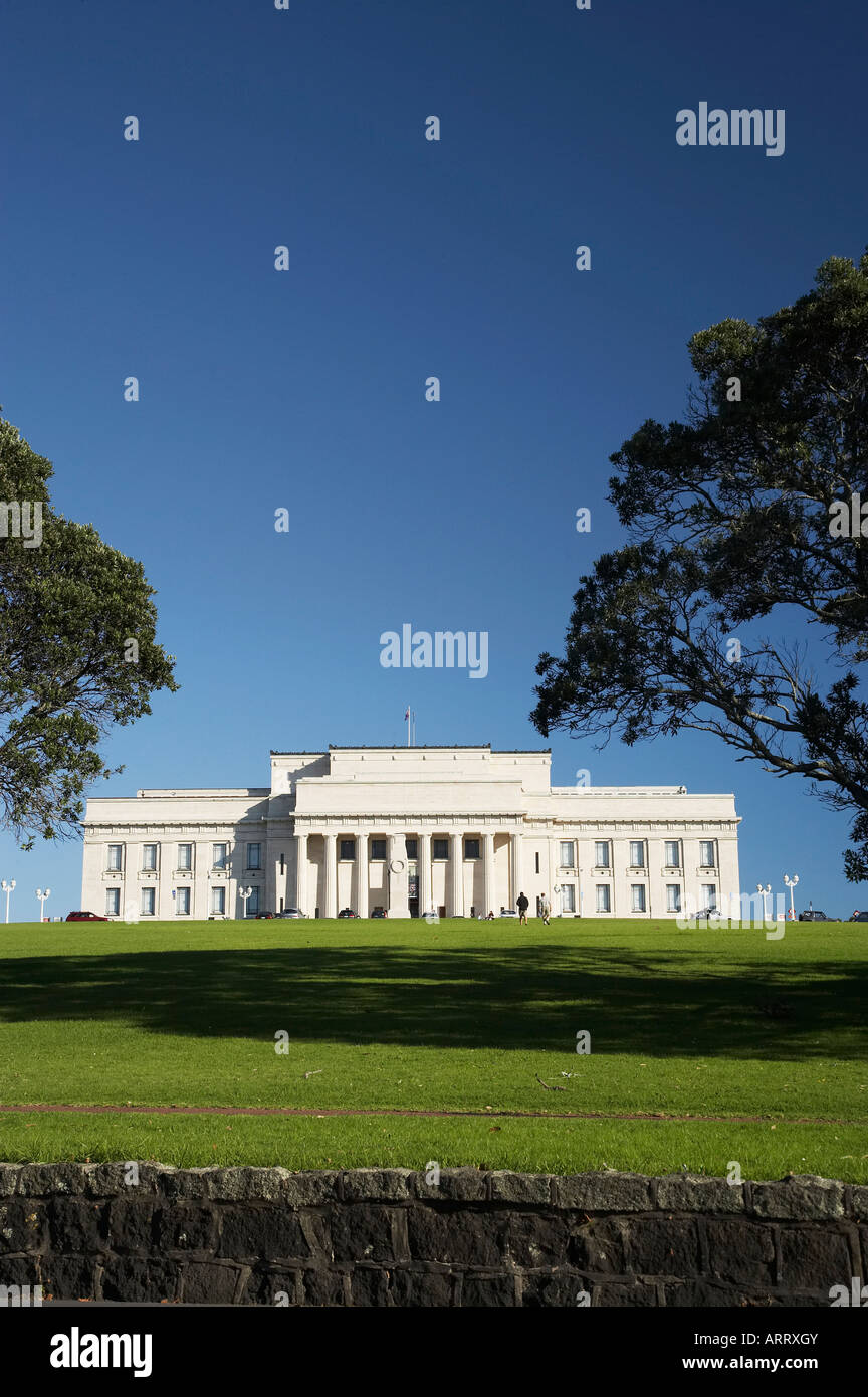 Auckland Museum Auckland Domain Auckland North Island New Zealand Stock ...