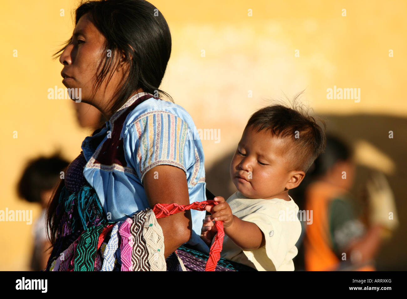 Indigenous Maya Woman Stock Photo - Alamy