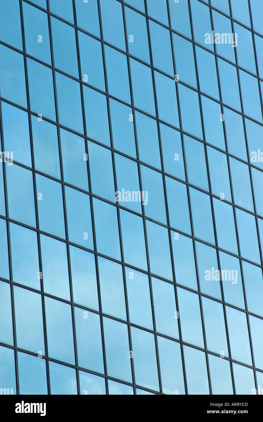 square pattern of blue building geometric pattern Stock Photo - Alamy