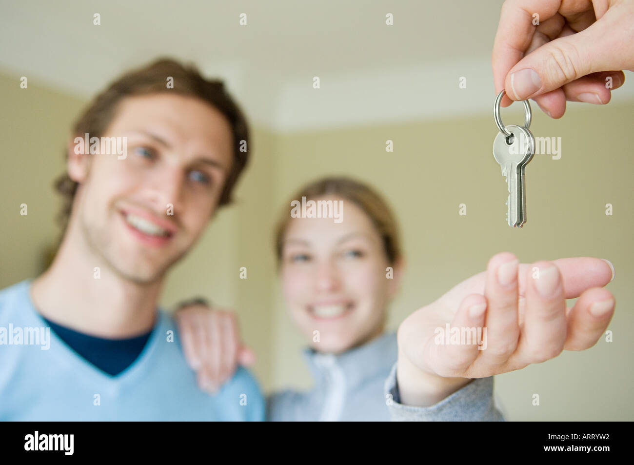 Exchanging keys hi-res stock photography and images - Alamy