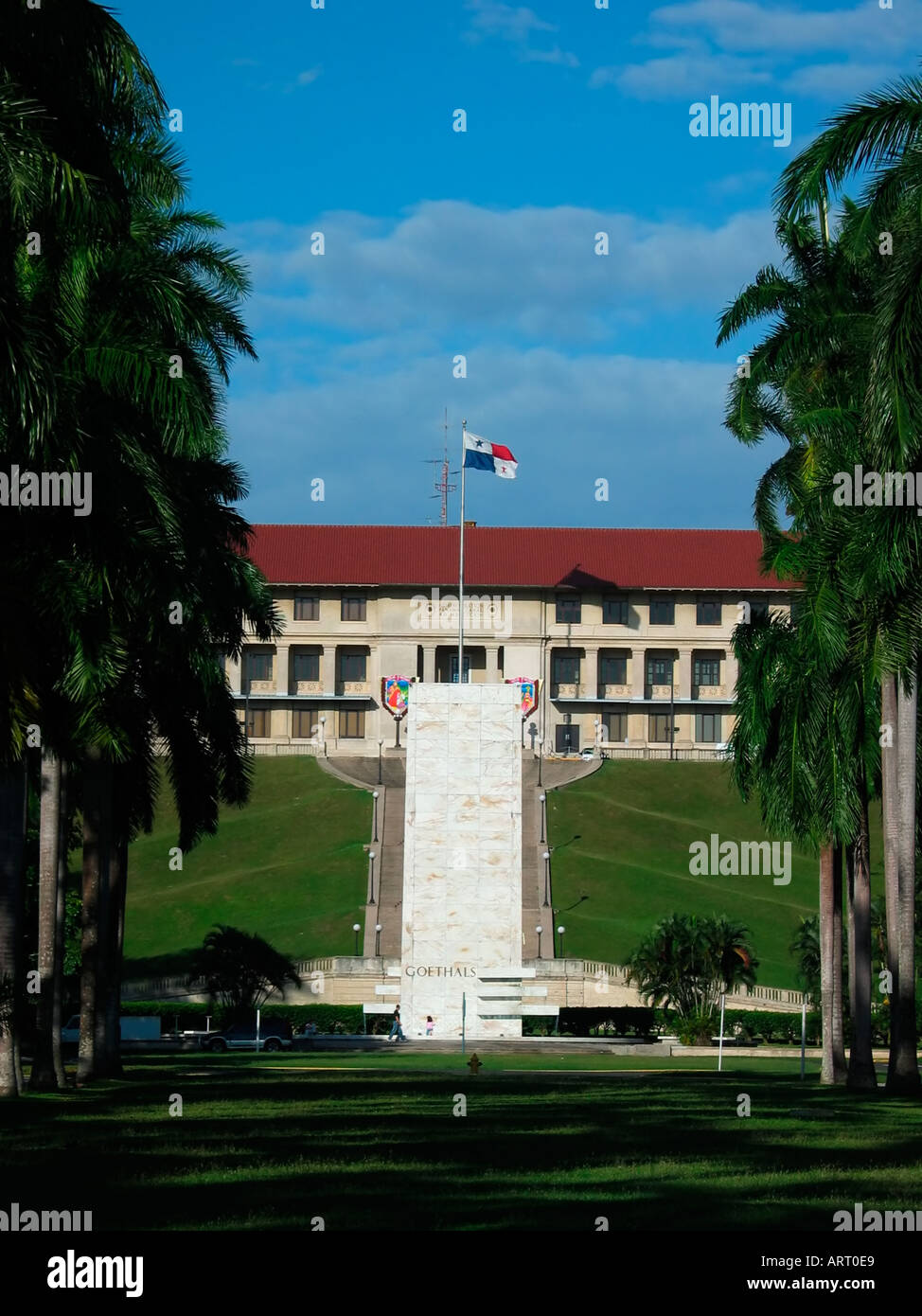 Panama Canal Authority Adminitration Building Stock Photo - Alamy