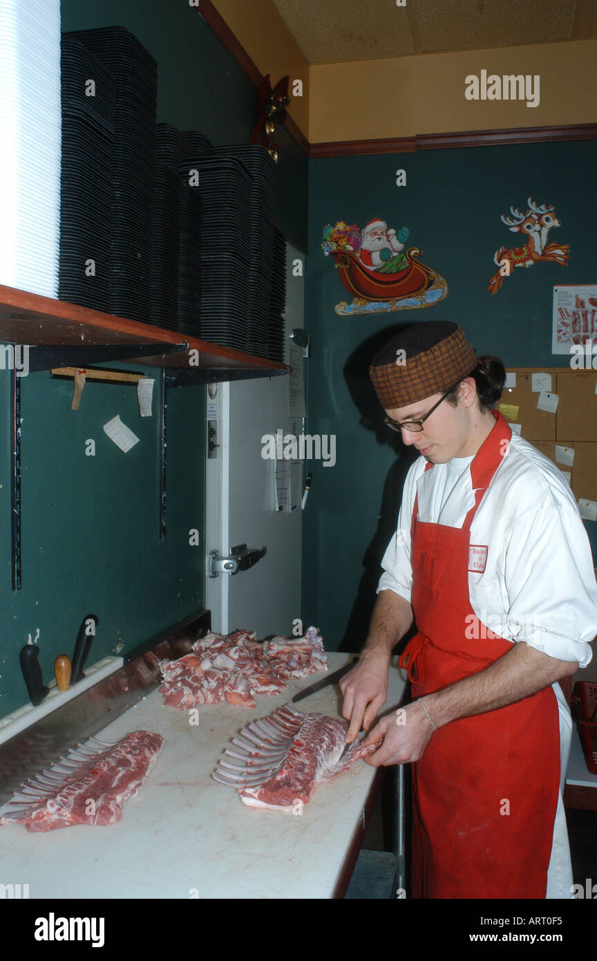 Apprentice butcher hi-res stock photography and images - Alamy