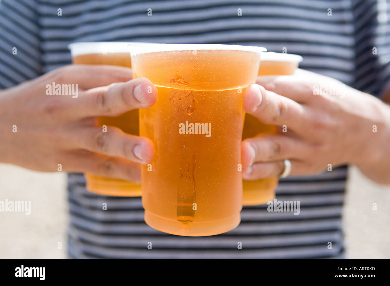 Beer pints plastic hi-res stock photography and images - Alamy