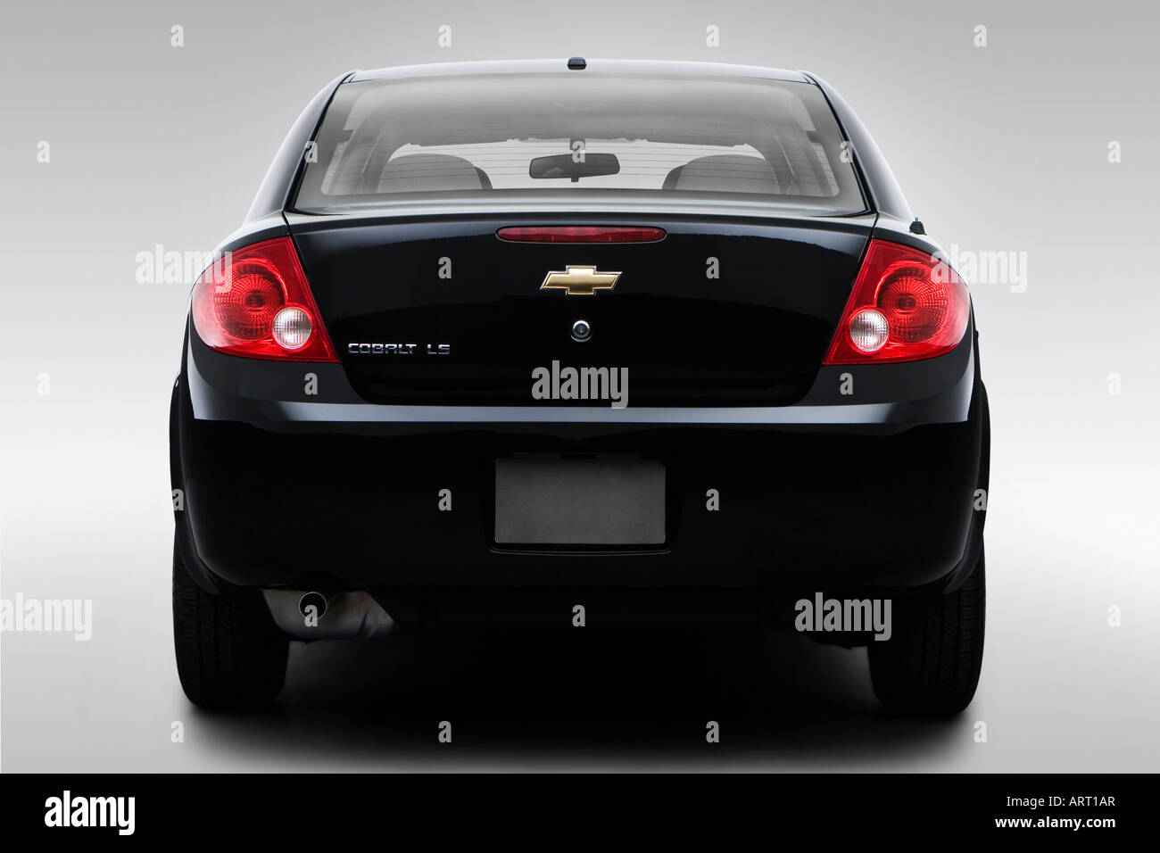 2008 Chevrolet Cobalt LS in Black - Low/Wide Rear Stock Photo - Alamy