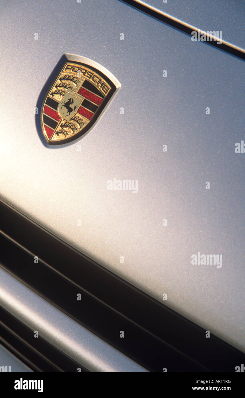 Porsche hood badge hi-res stock photography and images - Alamy