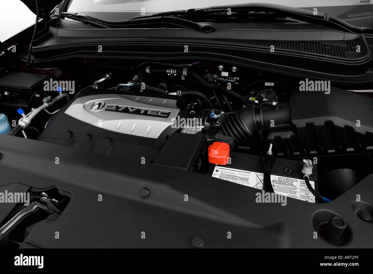 2008 Acura MDX in Red - Engine Stock Photo - Alamy