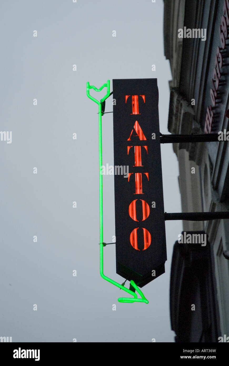 Tattoo signage hi-res stock photography and images - Alamy