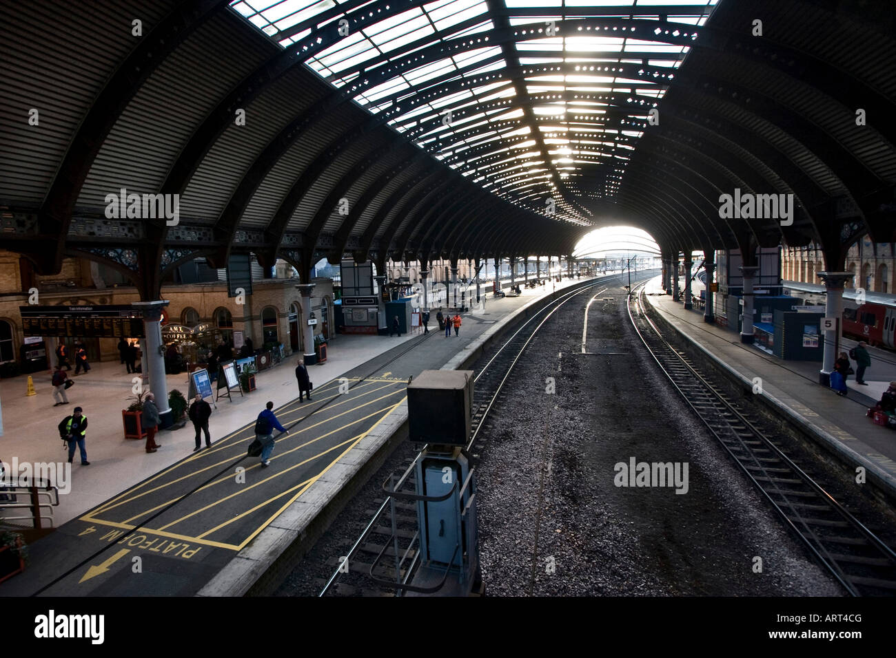 The York train station in York North Yorksire England December 13 2007 ...