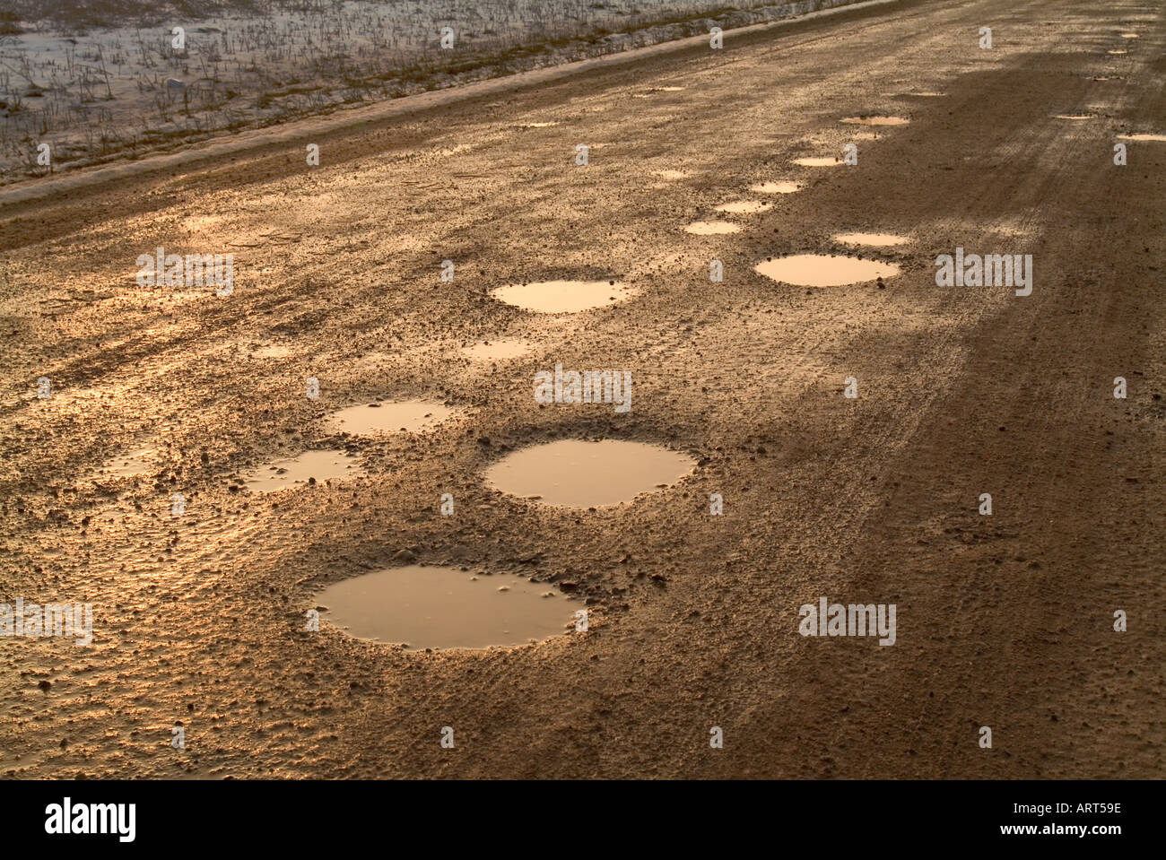 Road With Potholes Stock Photos & Road With Potholes Stock Images - Alamy