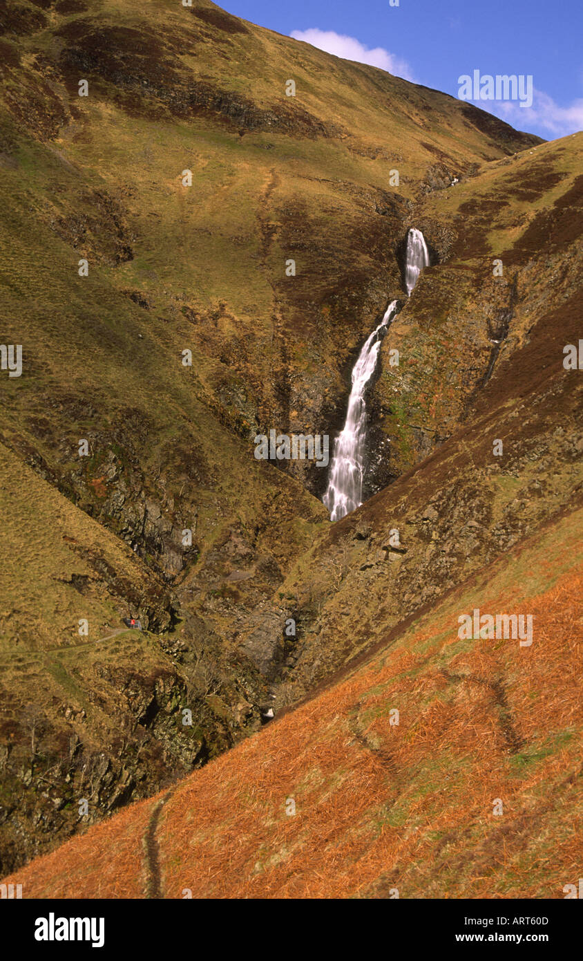 Grey Mares Tail Waterfall in the Moffat Hills Dumfries and Galloway ...