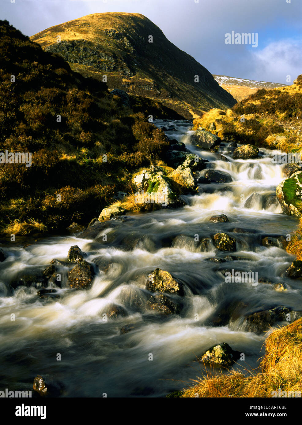Waterfall rapids loch skeen skene grey mares tail hanging valley hi-res ...