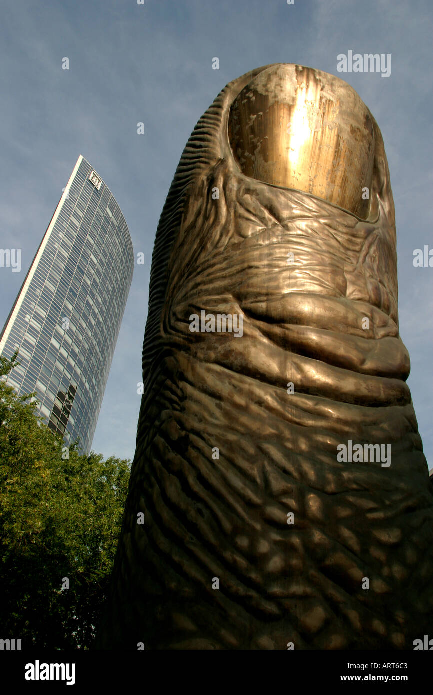 Le Pouce the thumb La Defense Paris Stock Photo - Alamy