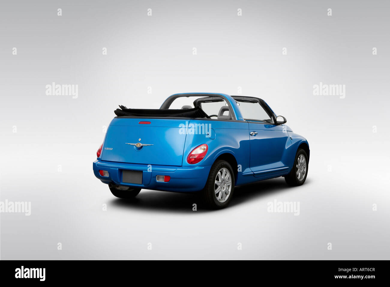 2008 Chrysler PT Cruiser in Blue - Rear angle view Stock Photo - Alamy