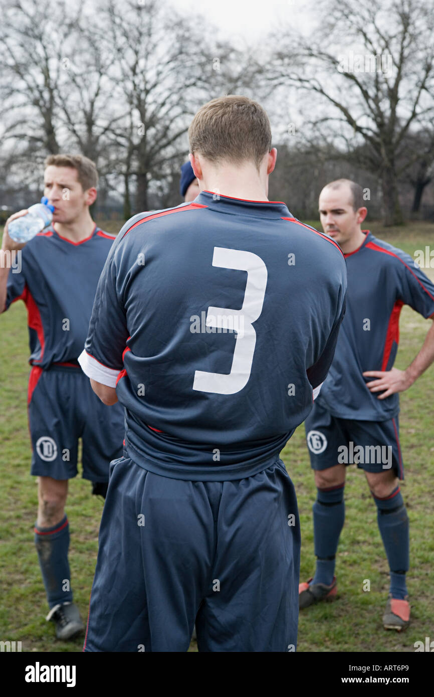 Rear view of footballers hi-res stock photography and images - Alamy