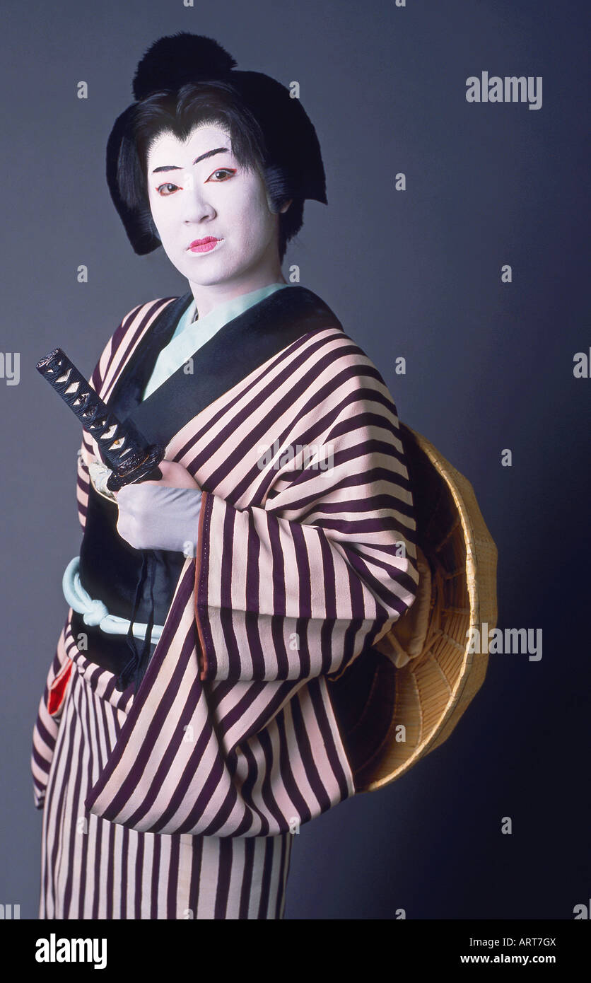 Kabuki Dancer High Resolution Stock Photography and Images - Alamy