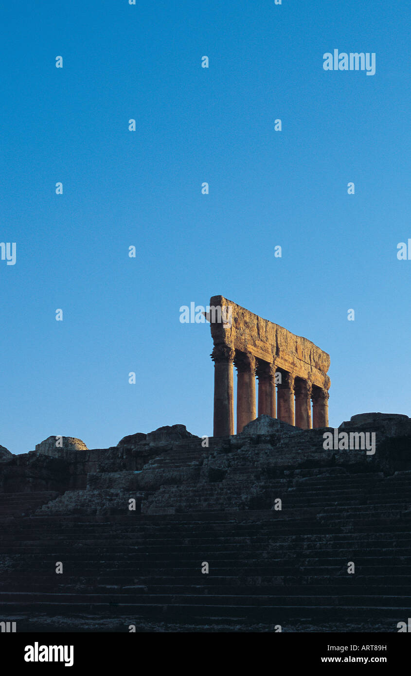 Roman Temple Ruins in Baalbek, Lebanon Stock Photo - Alamy
