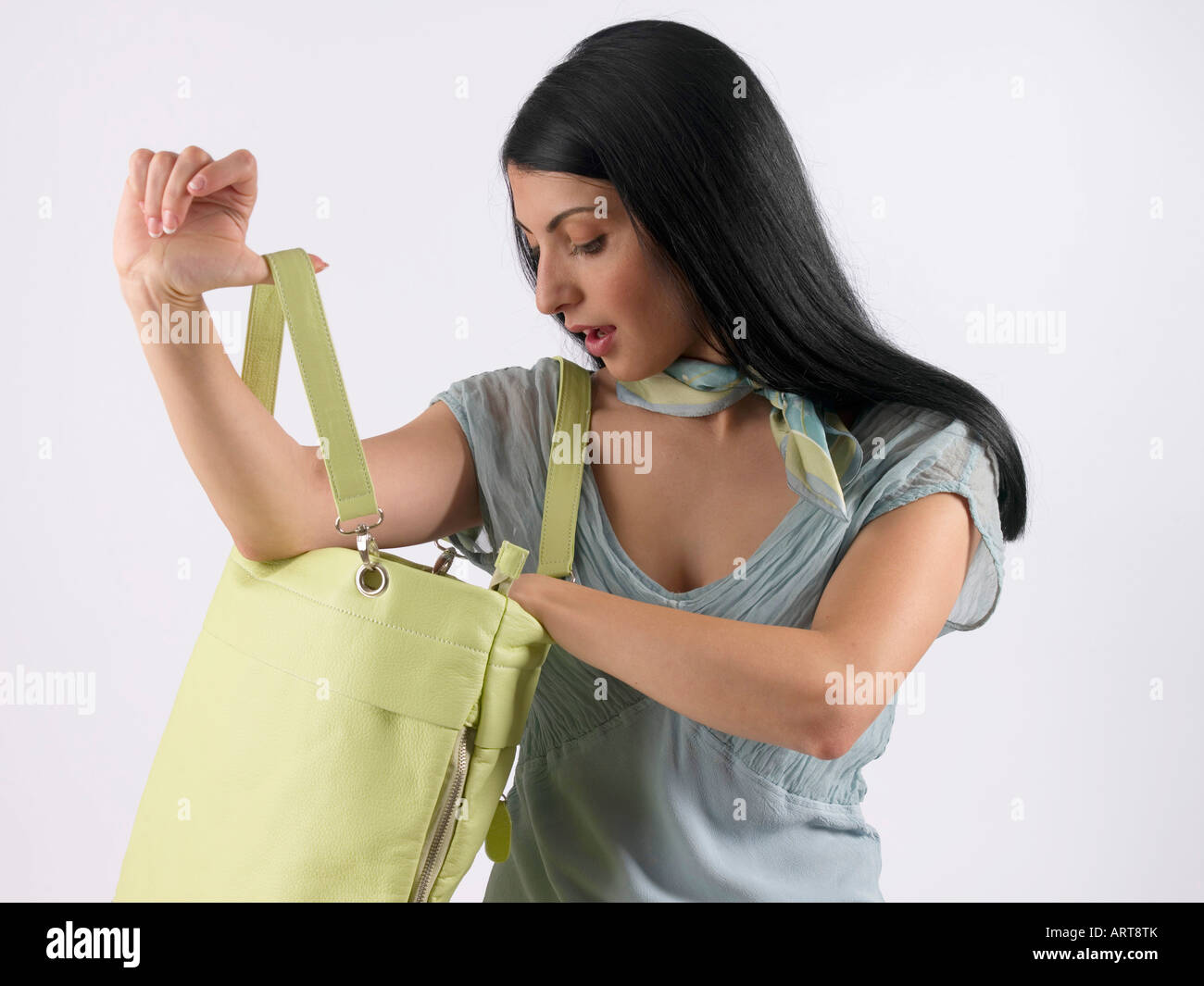 Woman Carrying Handbags High Resolution Stock Photography and Images ...