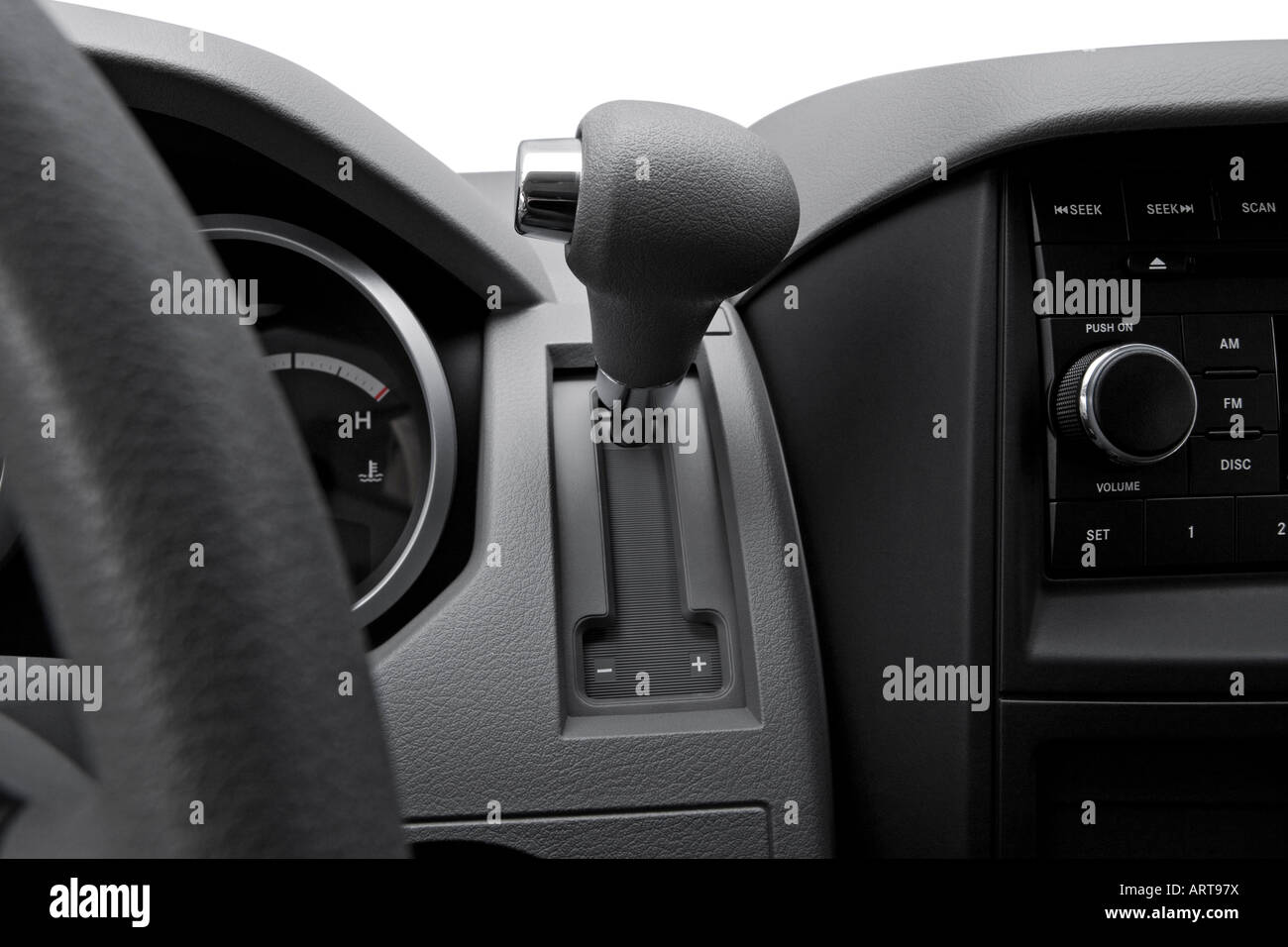 2008 Dodge Grand Caravan SE in Silver - Gear shifter/center console ...