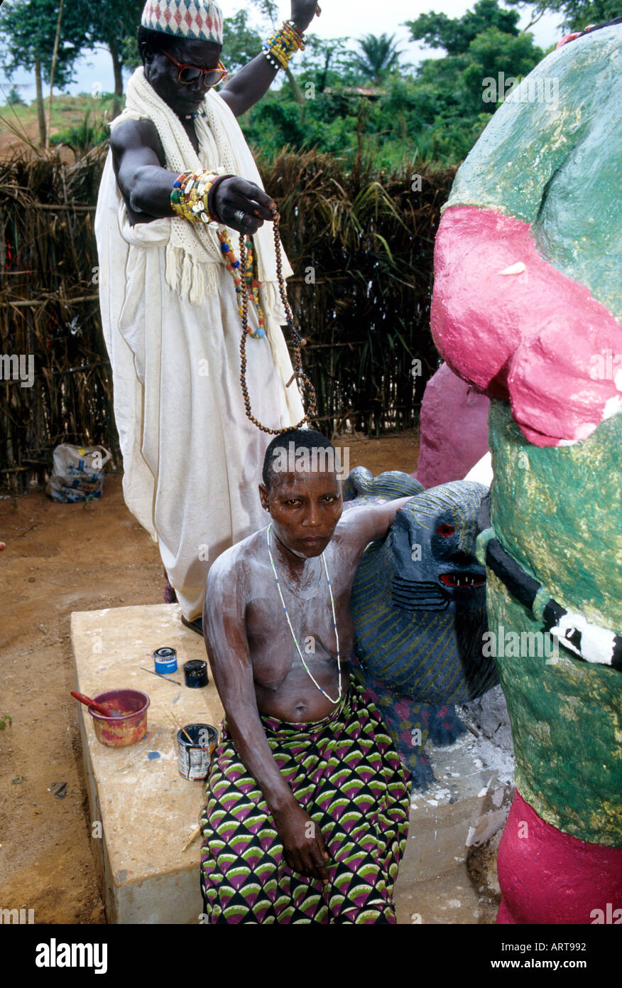 Voodoo benin shrine hi-res stock photography and images - Alamy