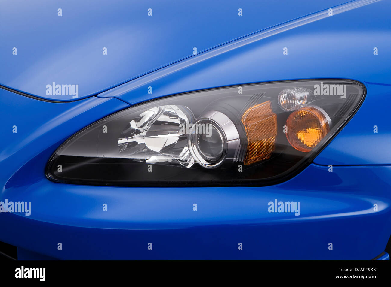 2008 Honda S2000 CR in Blue - Headlight Stock Photo - Alamy