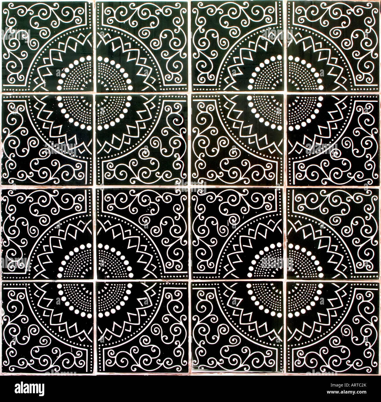 ceramic tiles seamless pattern Stock Photo - Alamy