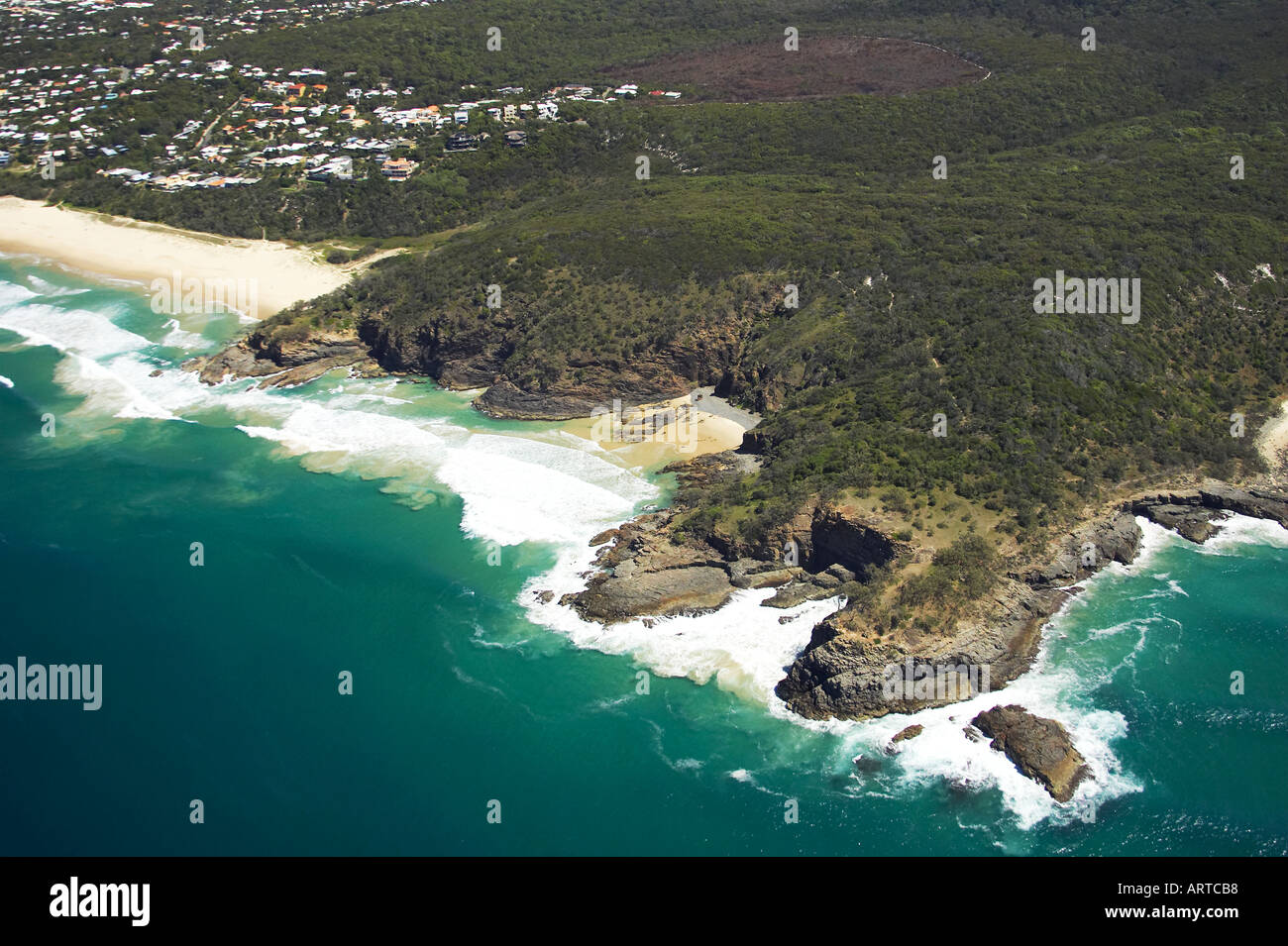 Devils Kitchen right and Paradise Caves Noosa National Park Sunshine ...