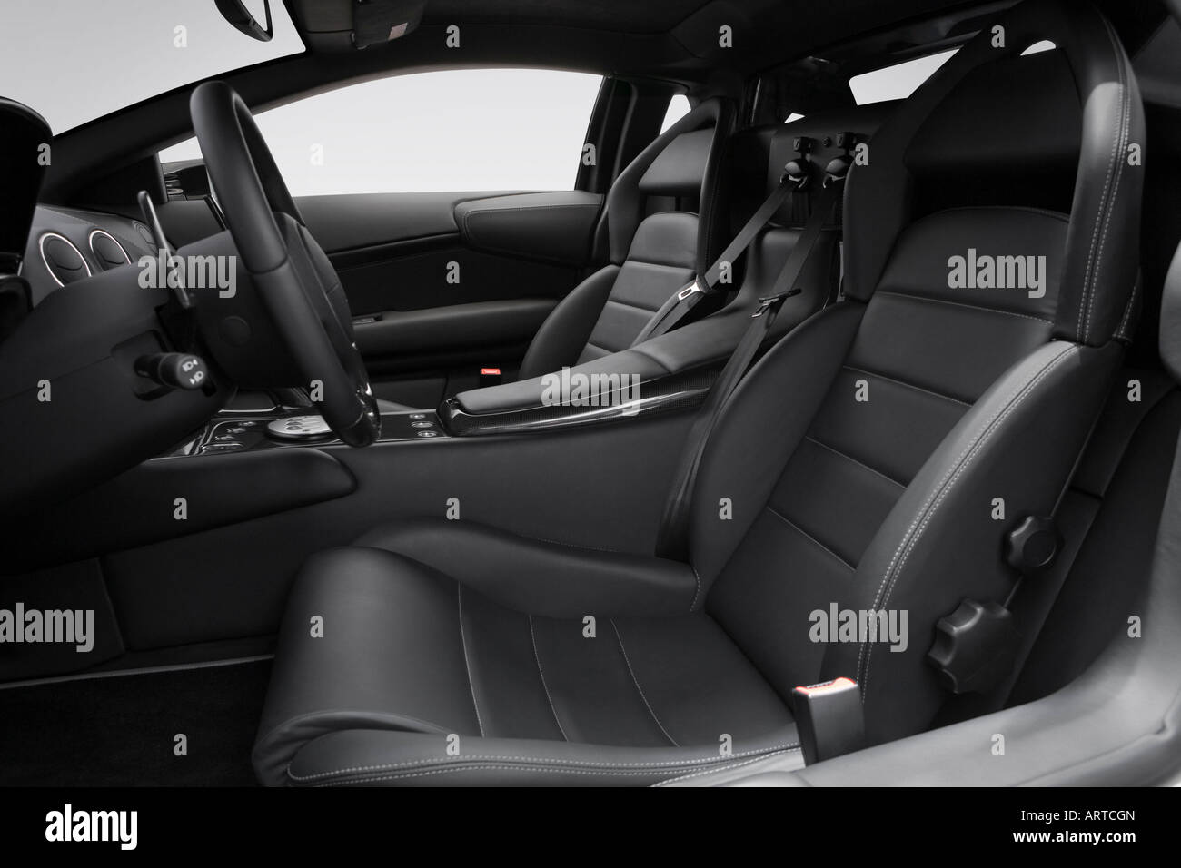 2008 Lamborghini Murcielago LP640 in Gray - Front seats Stock Photo - Alamy