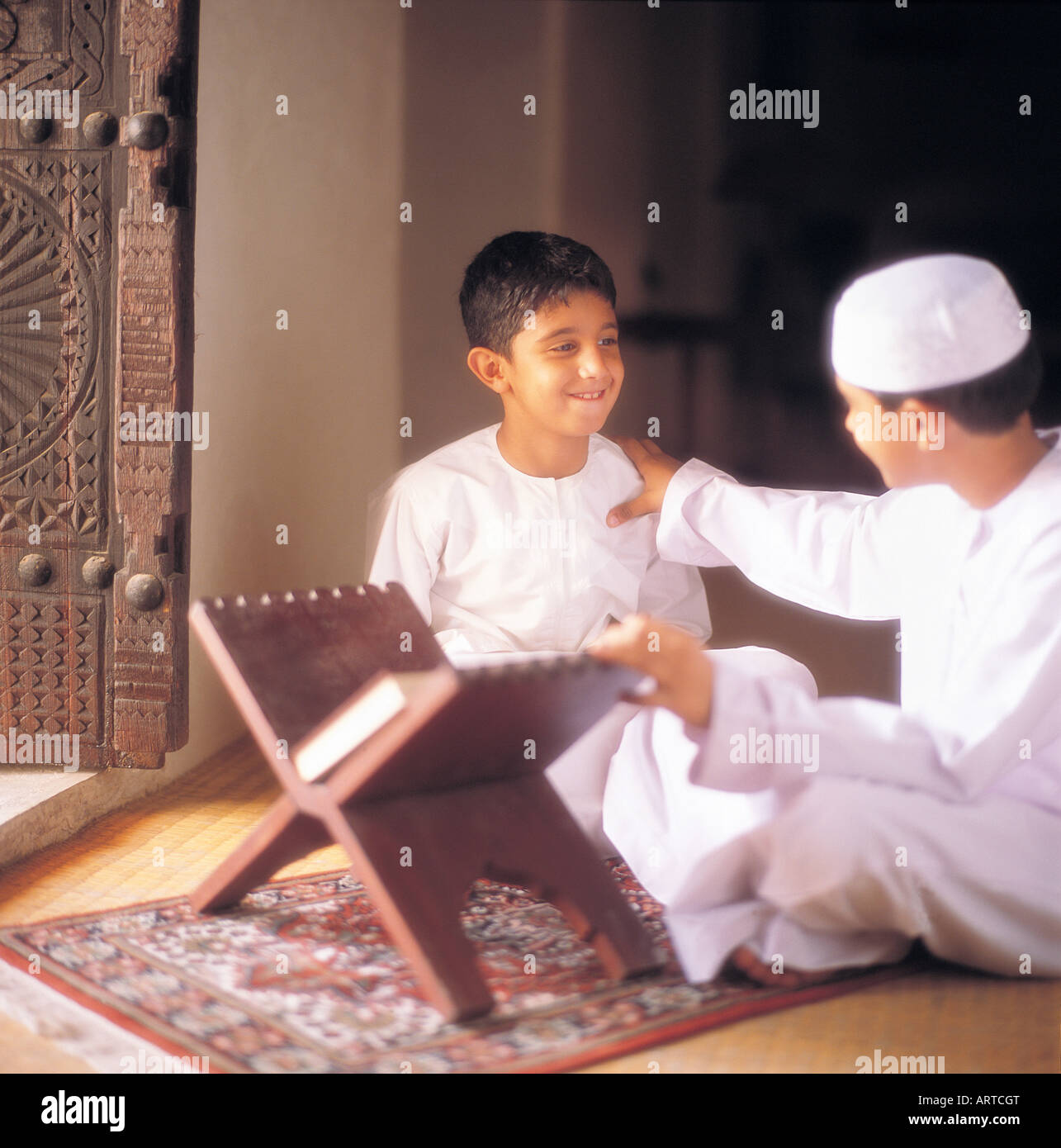 Read quran studying hi-res stock photography and images - Alamy