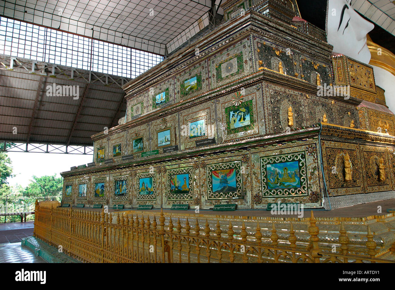 Shwethalyaung Buddha near Bago, (Pegu), Burma, (Myanmar Stock Photo - Alamy
