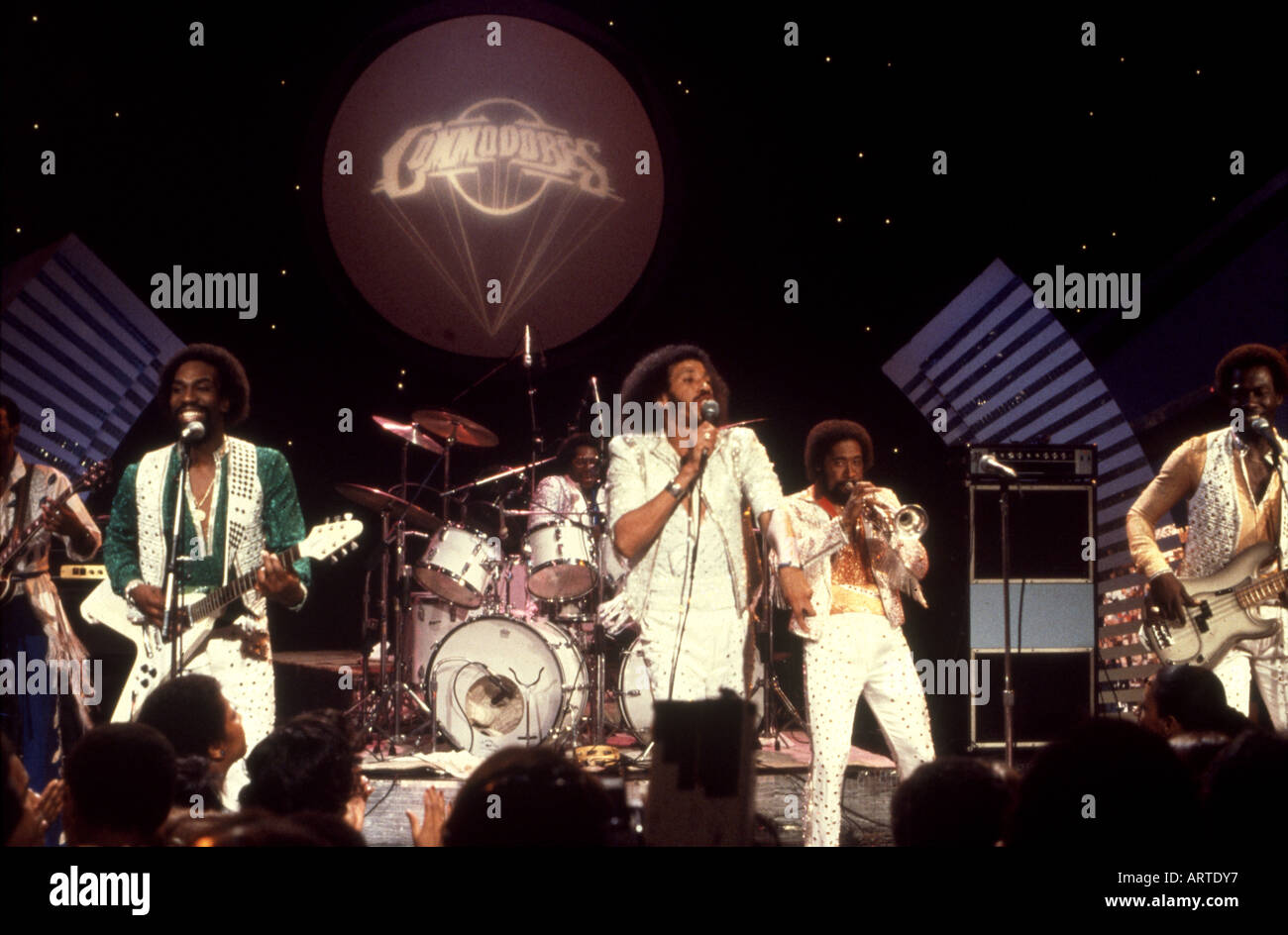 COMMODORES US group with Lionel Ritchie on vocals Stock Photo - Alamy