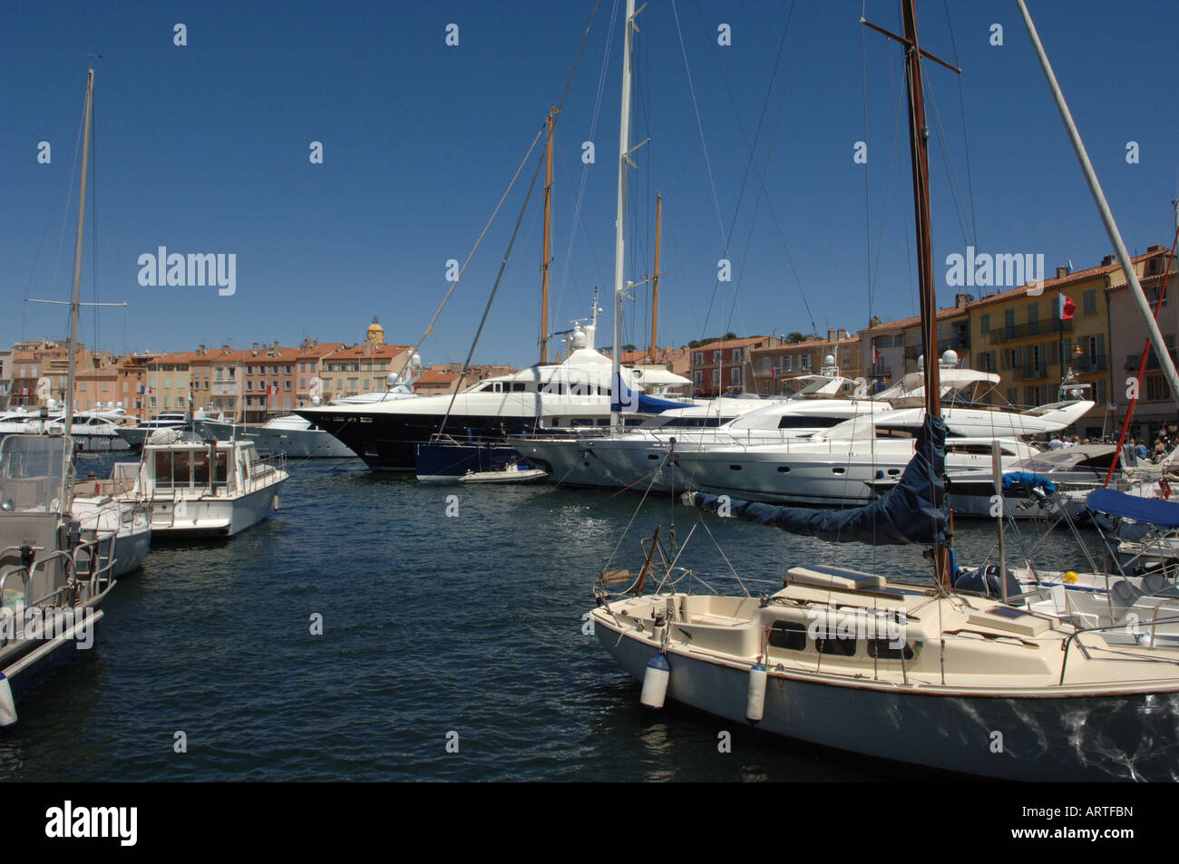 Port in St Tropez Stock Photo - Alamy
