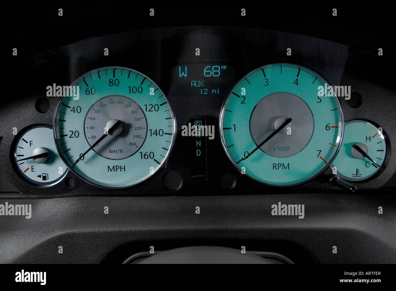 Car speedometer 300 hi-res stock photography and images - Alamy