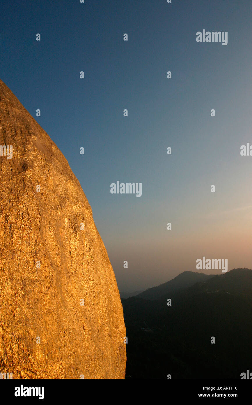 The Golden Rock, (Kyaiktiyo), Lower Burma, (Myanmar Stock Photo - Alamy