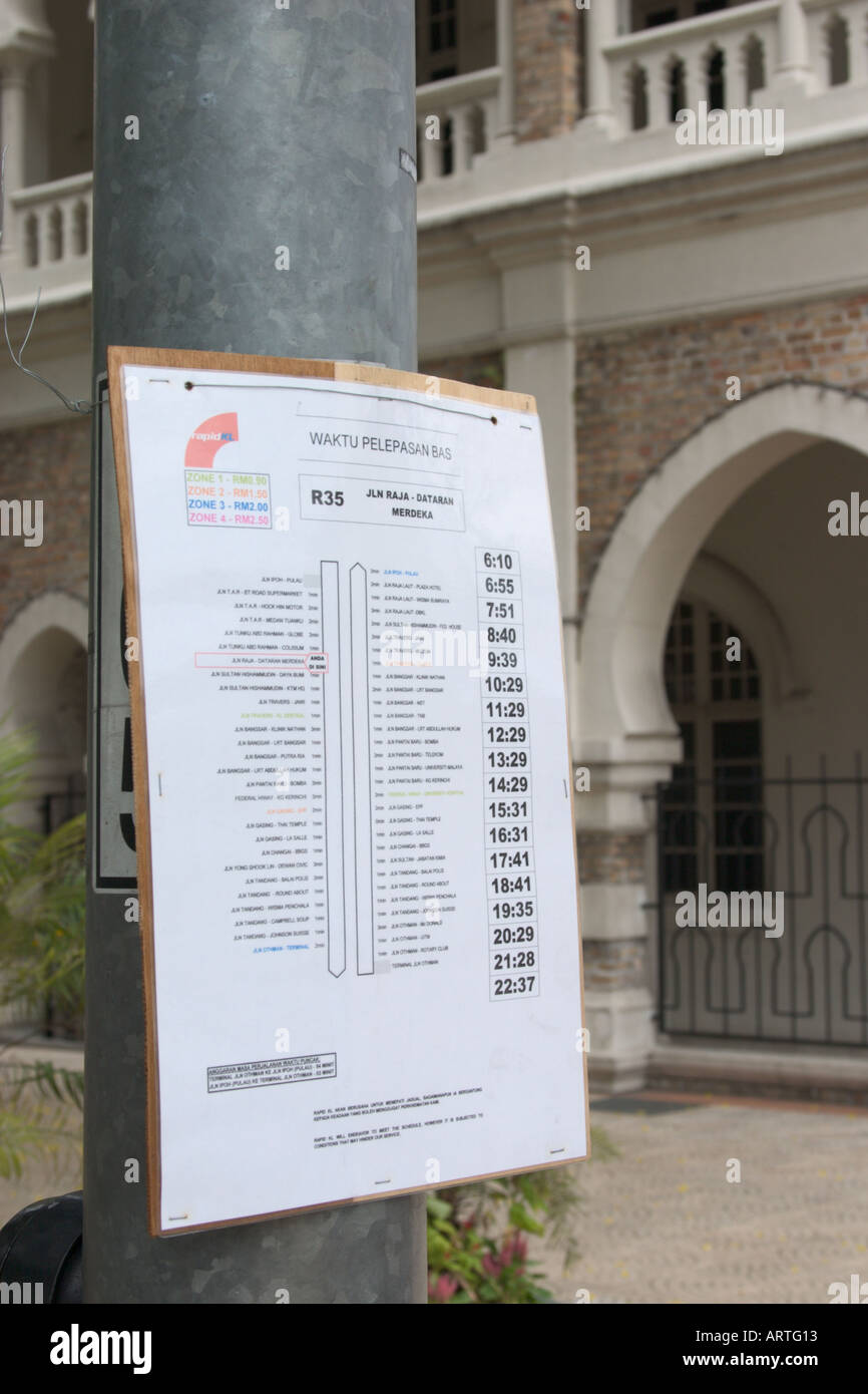Kuala lumpur malaysia notice board hi-res stock photography and images ...