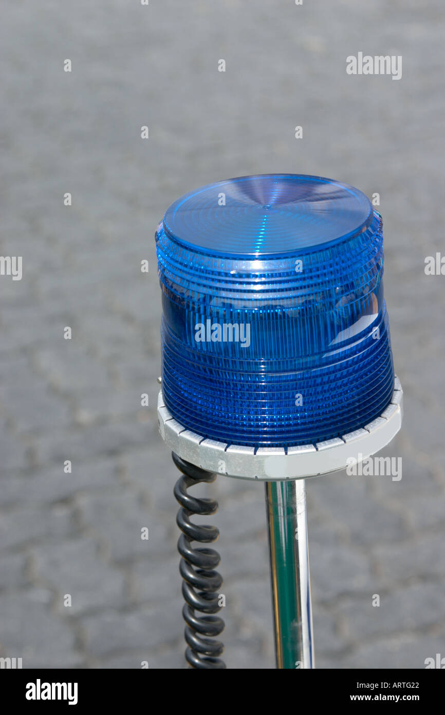 blue coloured siren Stock Photo - Alamy