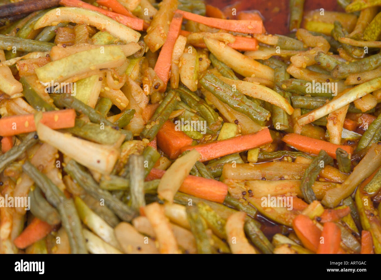 ajat spicy malay food made of mixed vegetables carrots cucumber ...