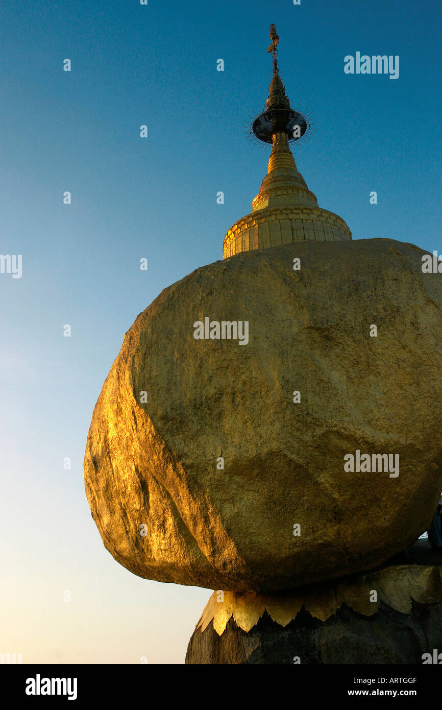 The Golden Rock, (Kyaiktiyo), Lower Burma, (Myanmar Stock Photo - Alamy