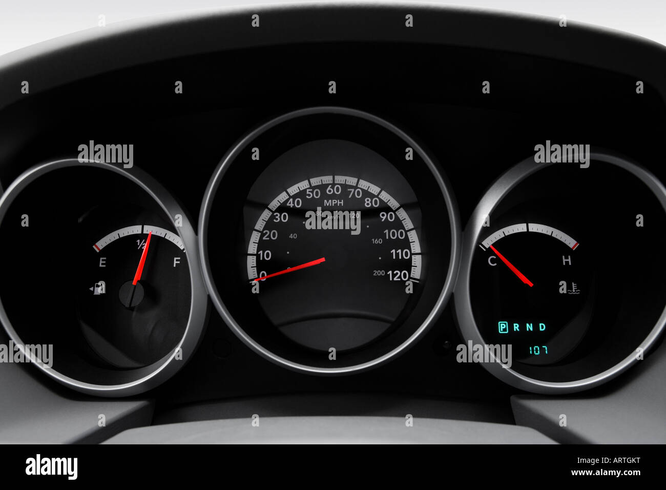 2008 Dodge Grand Caravan SE in Silver - Speedometer/tachometer Stock ...