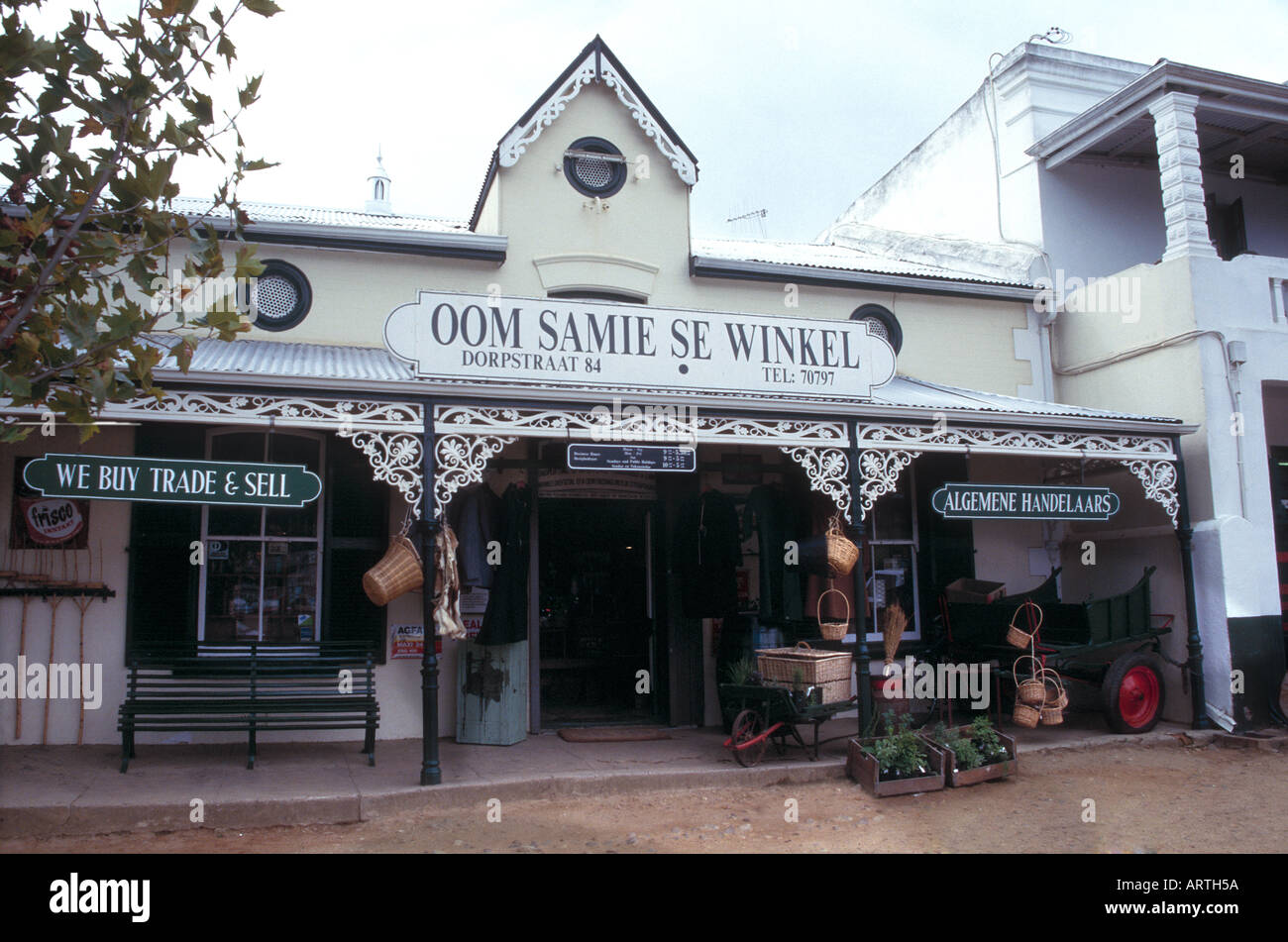 Oom Samie Se Winkel Village, Cape Province, South Africa Stock Photo ...