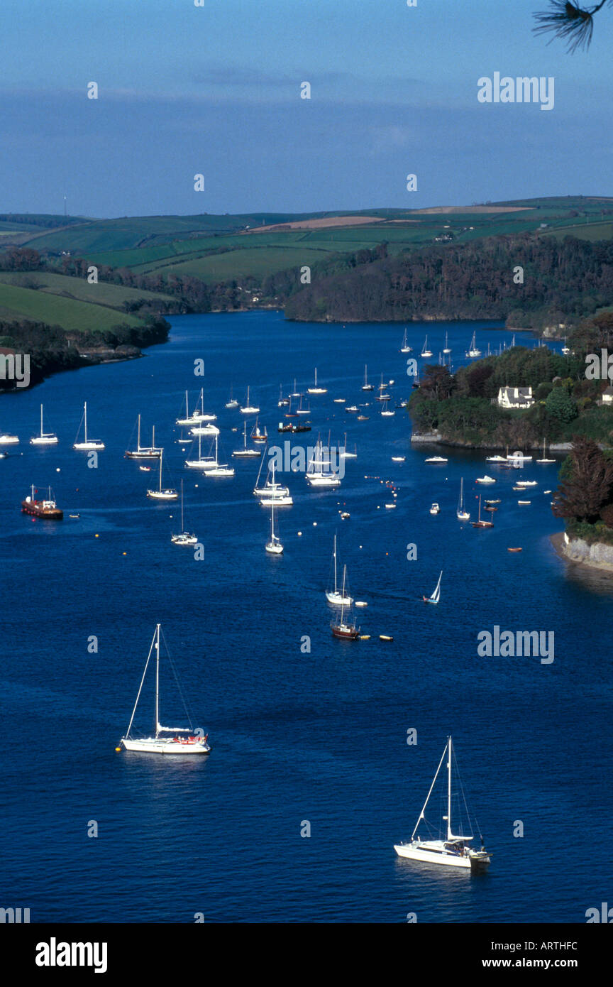 Salcombe Estuary, Devon, England Stock Photo - Alamy