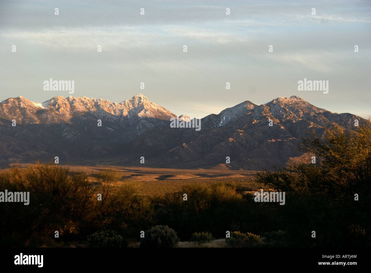 The Santa Rita Mountains in Arizona have spectacular sunrises and ...