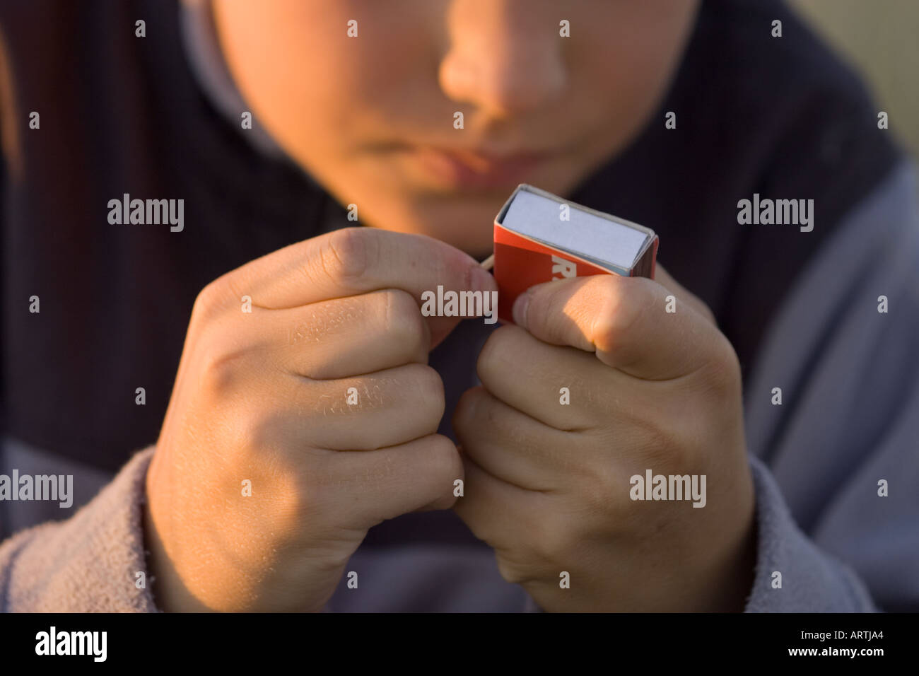 lighting a match Stock Photo - Alamy