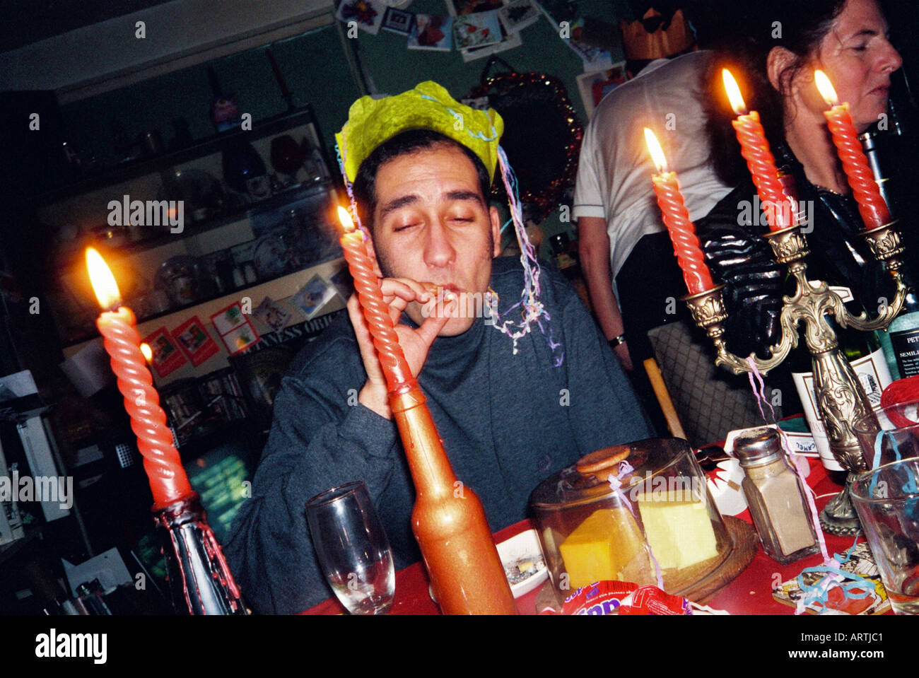 Alcohol smoking dinner hi-res stock photography and images - Alamy